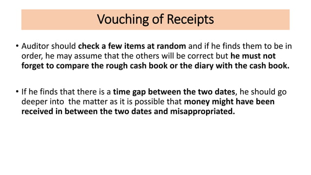 Unit 4 Vouching | PPTX