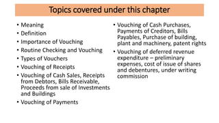 Unit 4 Vouching | PPTX