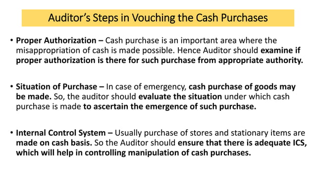 Unit 4 Vouching | PPTX