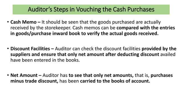 Unit 4 Vouching | PPTX