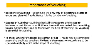 Unit 4 Vouching | PPTX