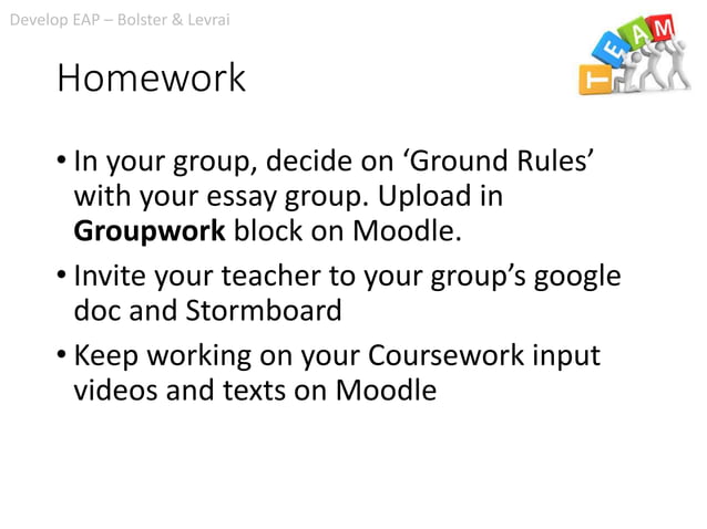 Unit 4 - working in teams | PPT