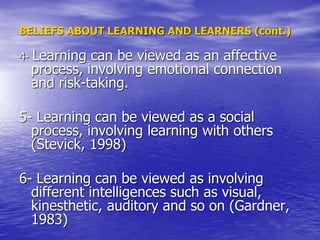 Your beliefs about Language,Learning & Teaching.ppt