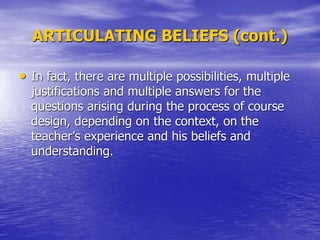 Your beliefs about Language,Learning & Teaching.ppt