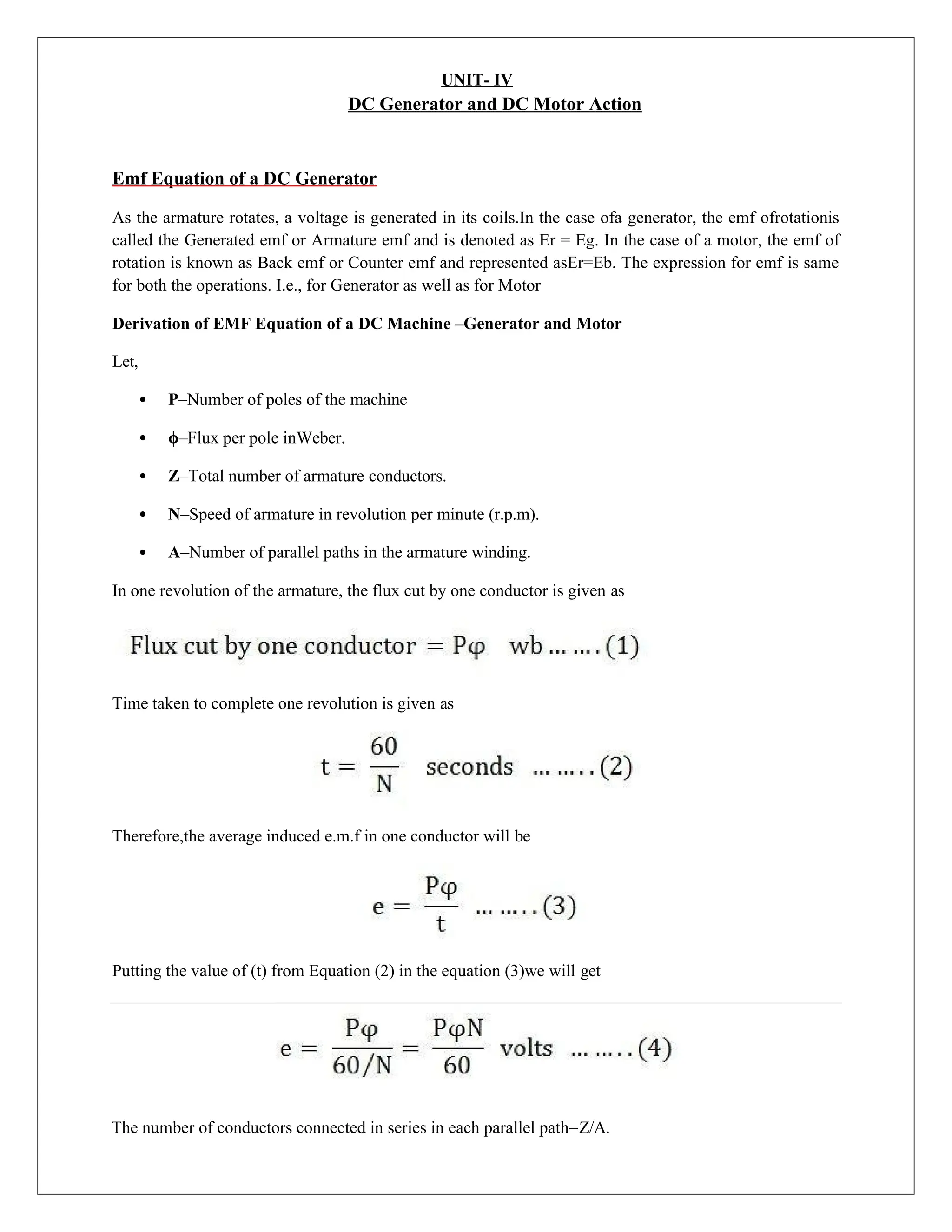 SW- UNIT2-dc generator & motor action.docx