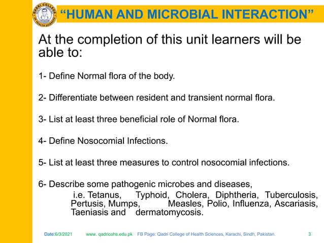 Human & microbial interaction | PPT