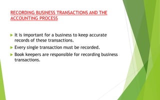 Unit+43 +role+and+objectives+of+accounting | PPTX