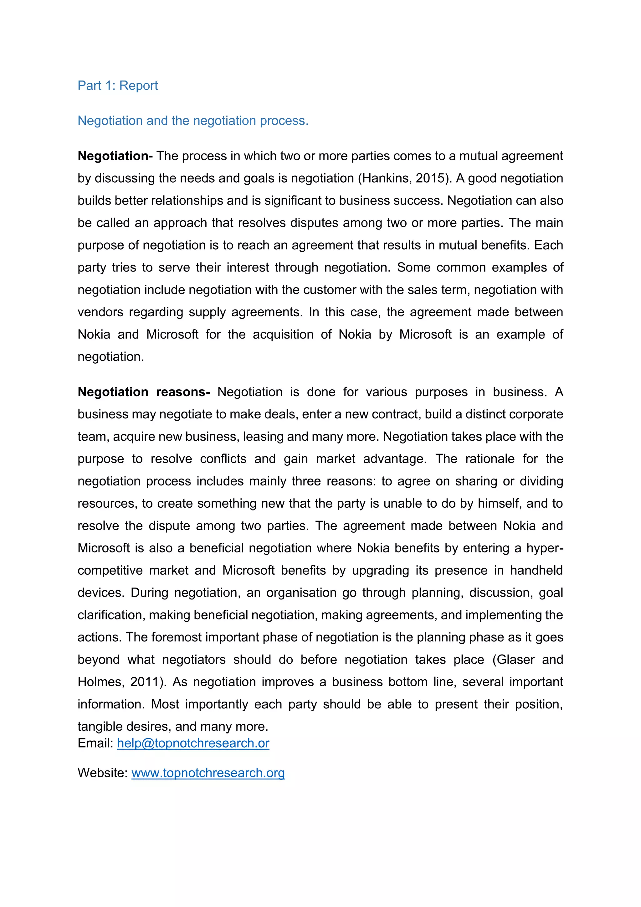 Unit 44 Pitching and Negotiation skills Assignment Sample | PDF