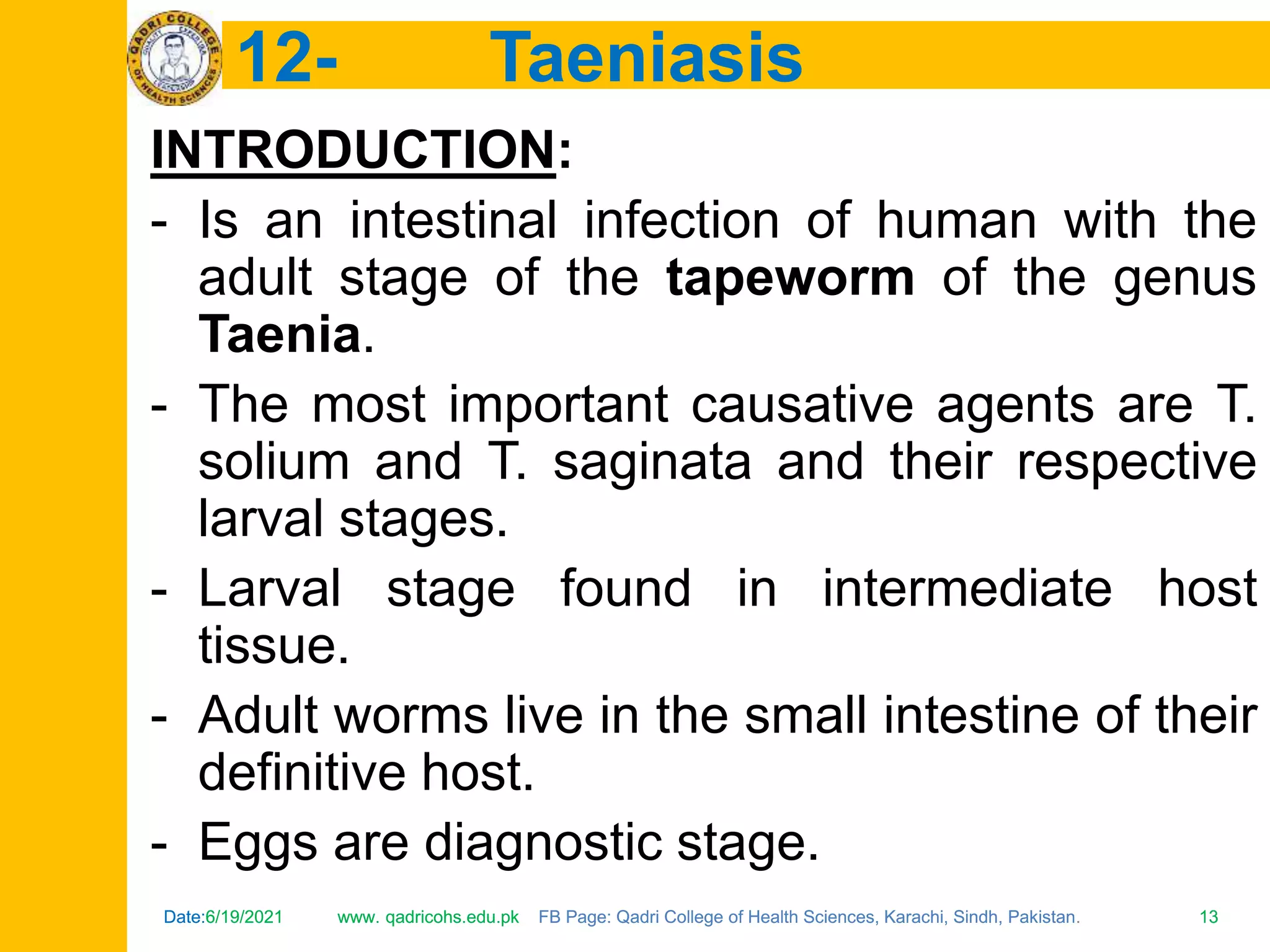 ascariasis, taeniasis,dermatomycosis | PPT | Free Download