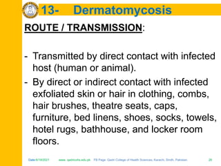 ascariasis, taeniasis,dermatomycosis | PPT