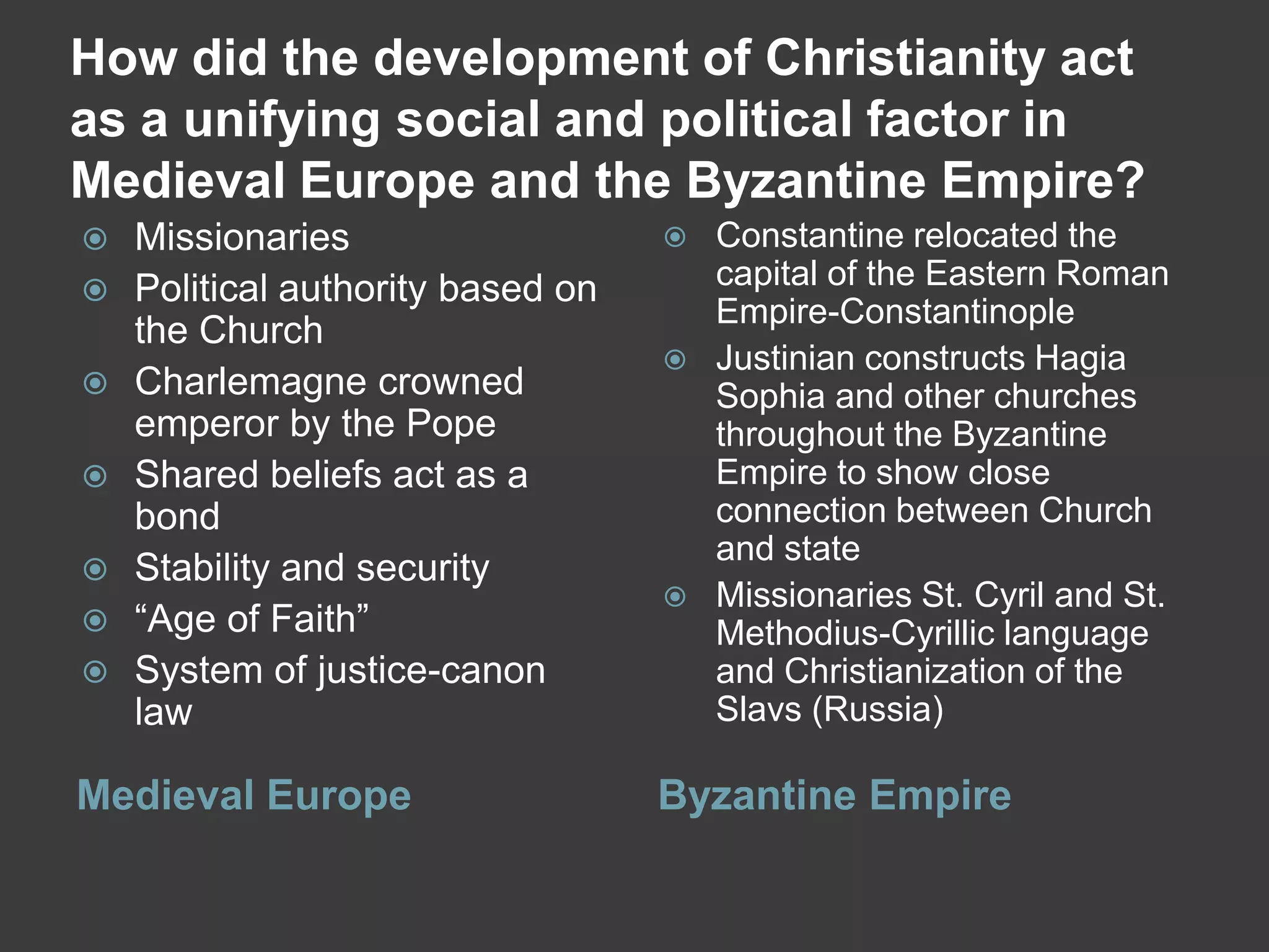 Unit 4 a middle ages in europe notes and vocab | PPTX