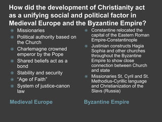 Unit 4 a middle ages in europe notes and vocab | PPTX