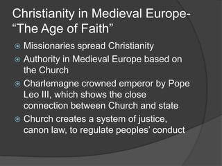 Unit 4 a middle ages in europe notes and vocab | PPTX