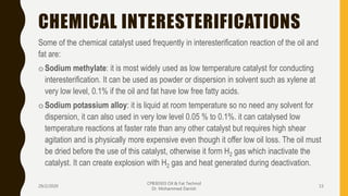 Fatty Acid Isolation (Unit 4 a) | PPTX