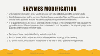 Fatty Acid Isolation (Unit 4 a) | PPTX