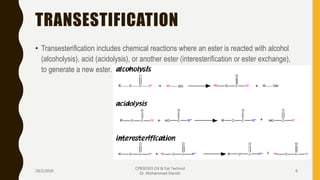 Fatty Acid Isolation (Unit 4 a) | PPTX