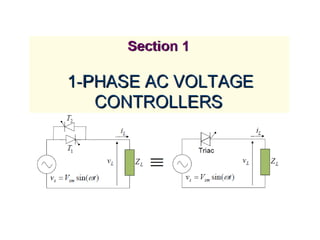Unit 4 ac voltage controller | PPTX