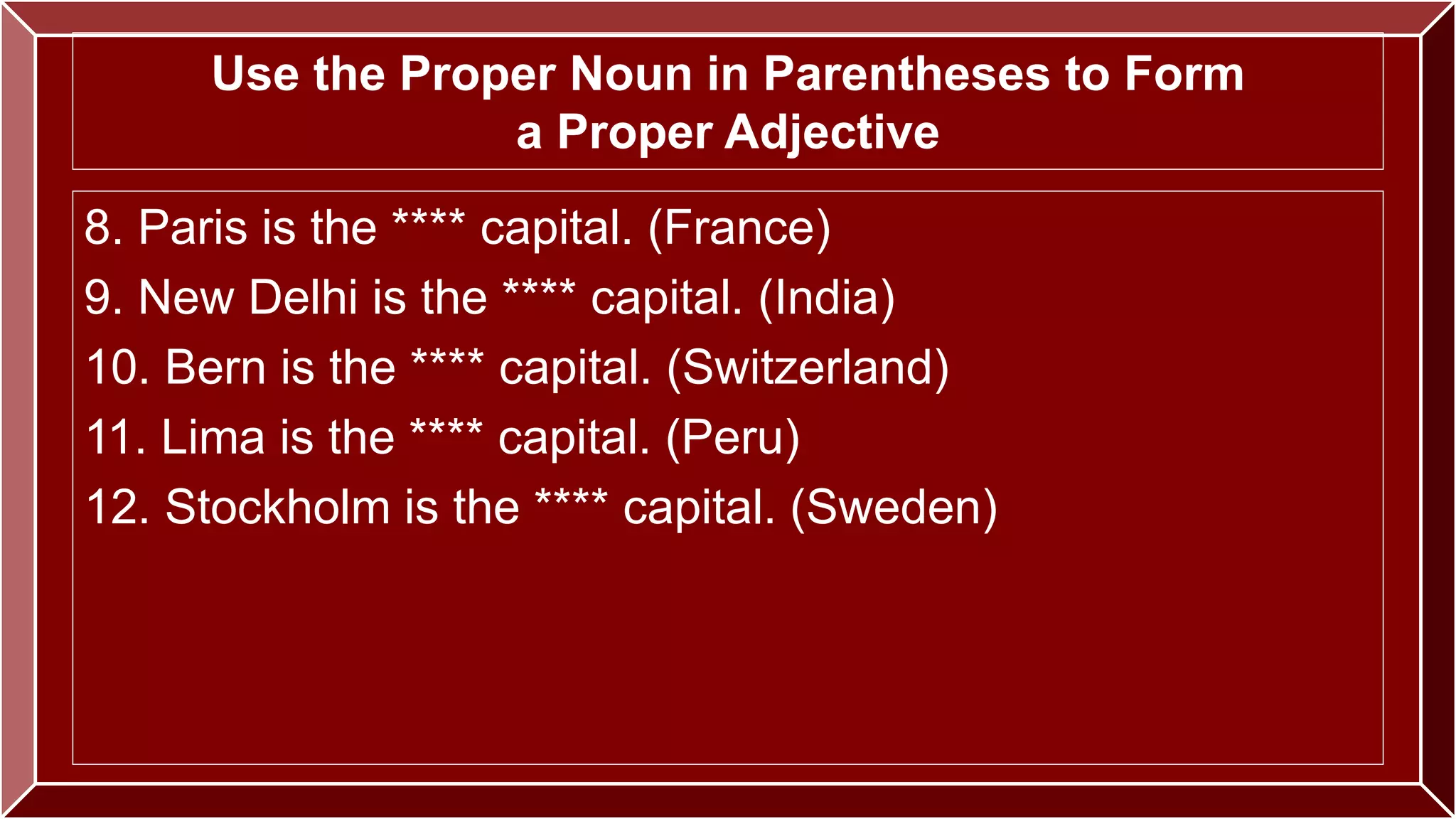 Unit 4 Adjectives Extra Practice | PPTX