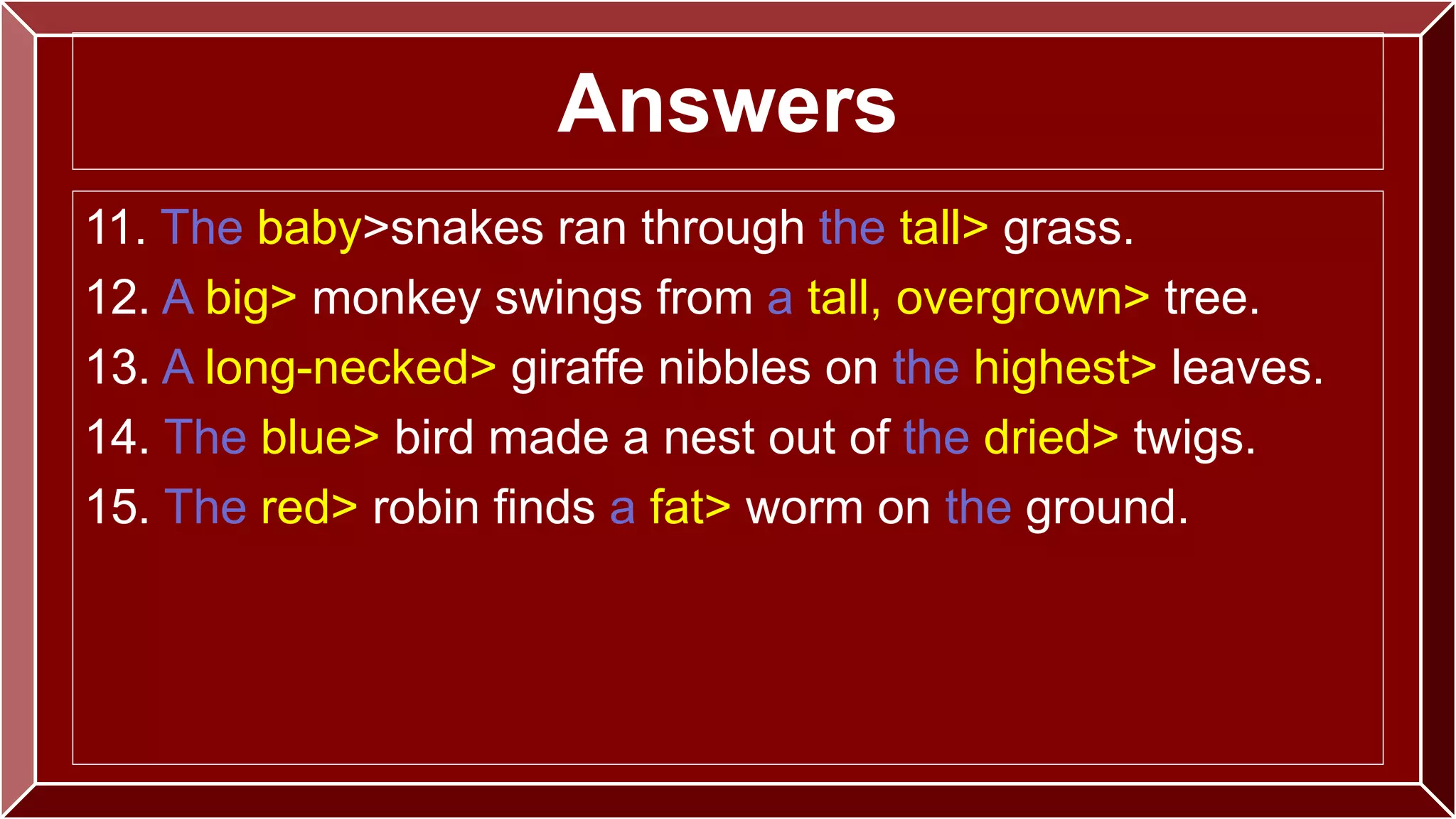 Unit 4 Adjectives Extra Practice | PPT