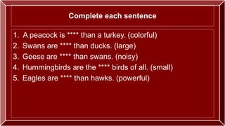 Unit 4 Adjectives Extra Practice | PPTX
