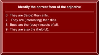Unit 4 Adjectives Extra Practice | PPTX