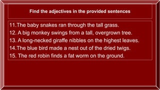 Unit 4 Adjectives Extra Practice | PPTX