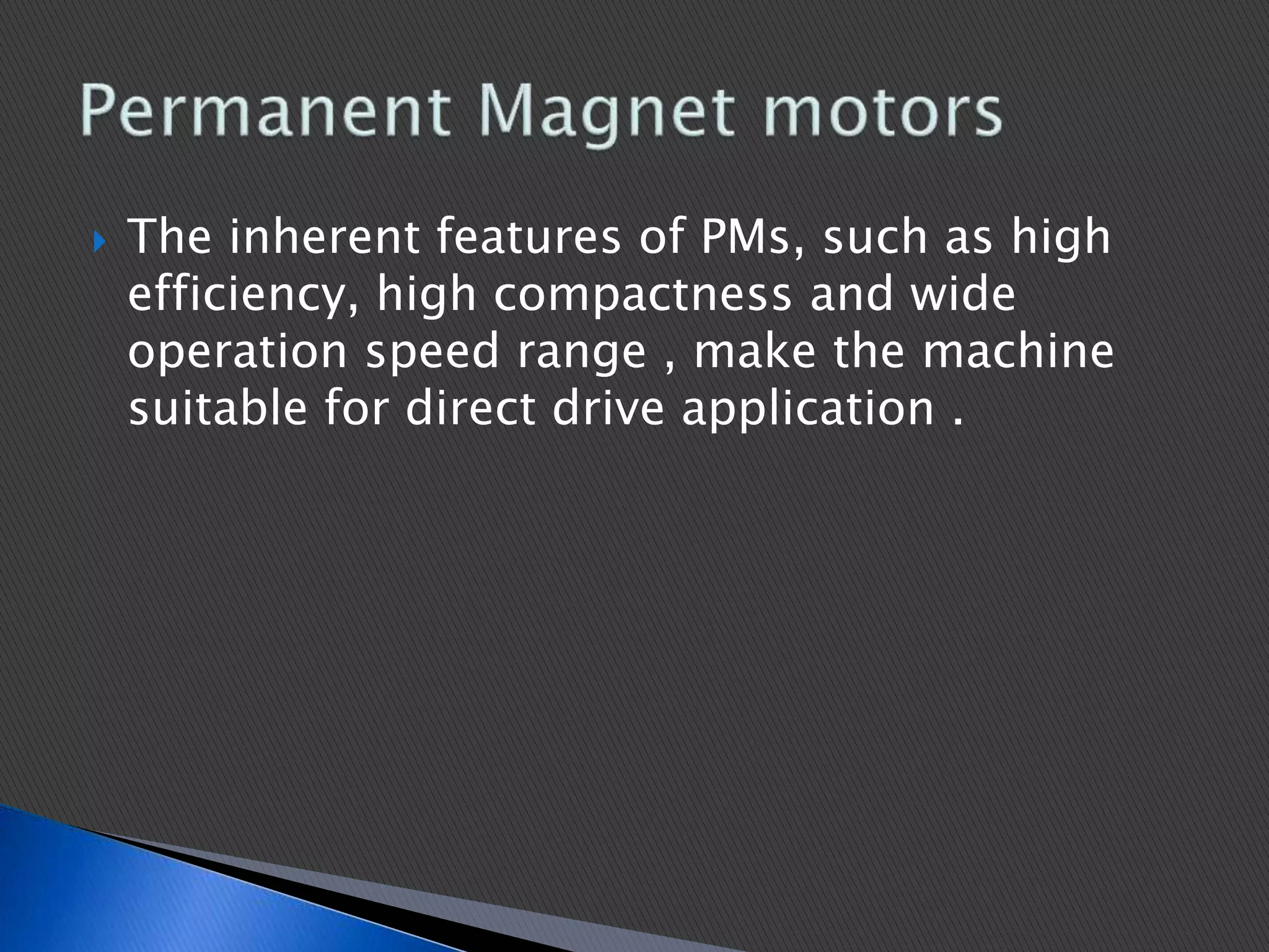 Unit 4 PMBLDC MOTORS | PPTX