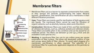 Objectives, applications & Theories in FILTRATION | PPTX | Chemistry ...