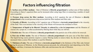 Objectives, applications & Theories in FILTRATION | PPTX | Chemistry ...