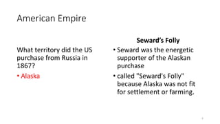 (Unit 4A) Imperialism and Spanish-American War | PPTX