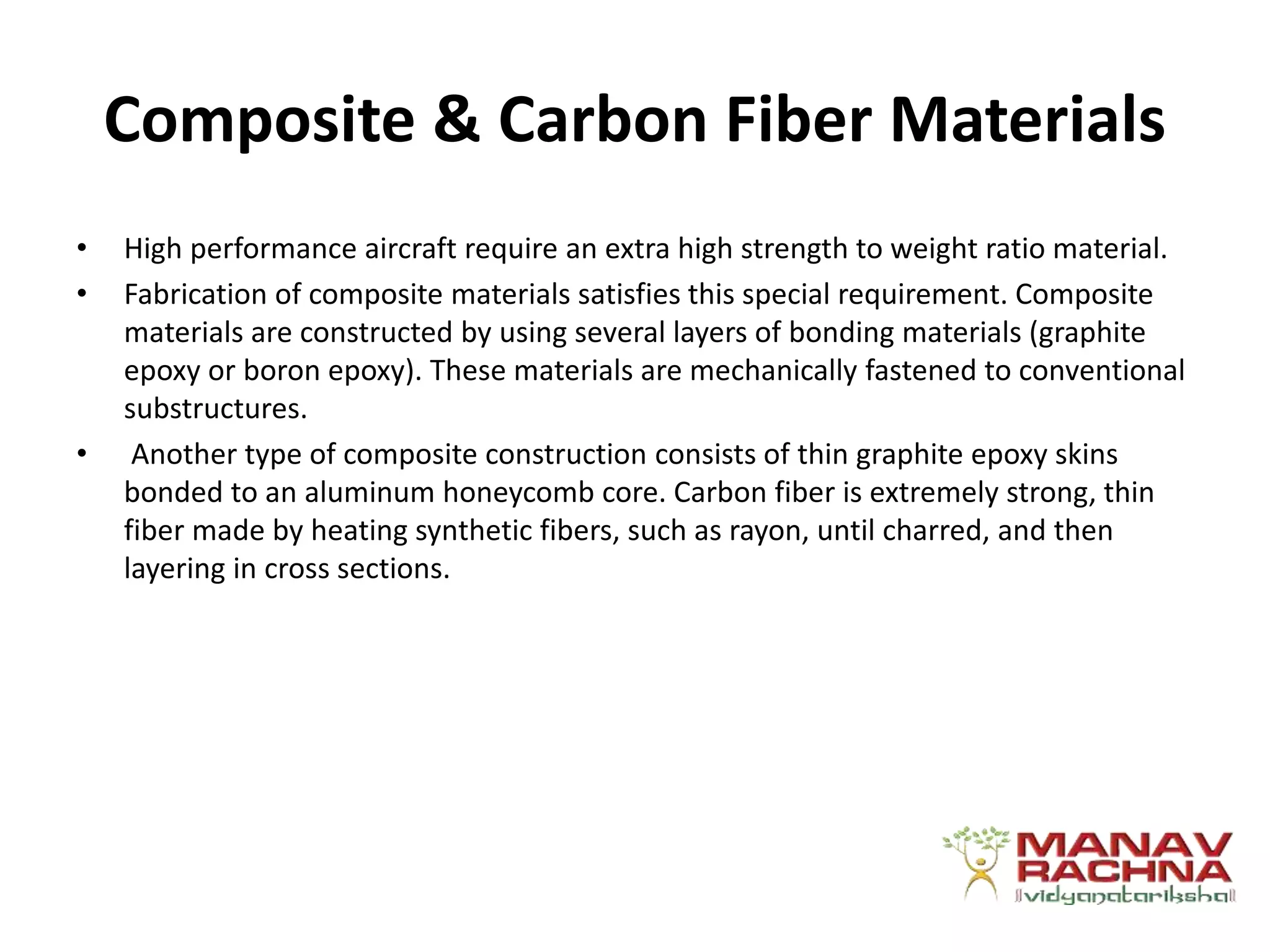 Unit 4 Aircraft Materials and Structures.pptx
