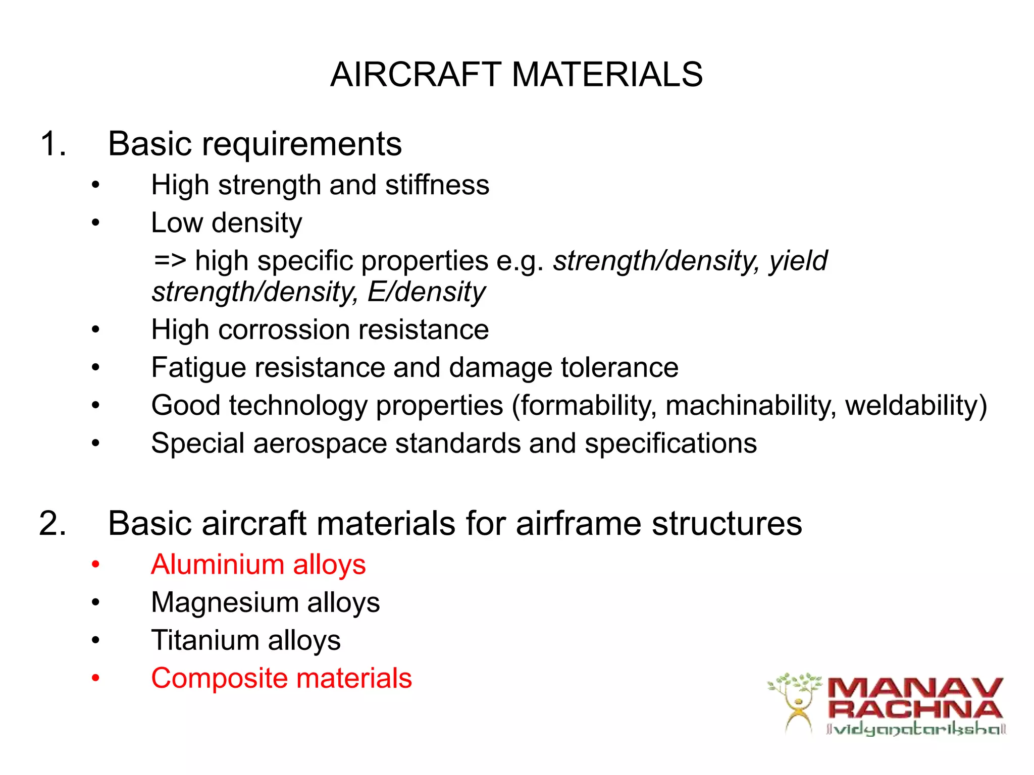 Unit 4 Aircraft Materials and Structures.pptx