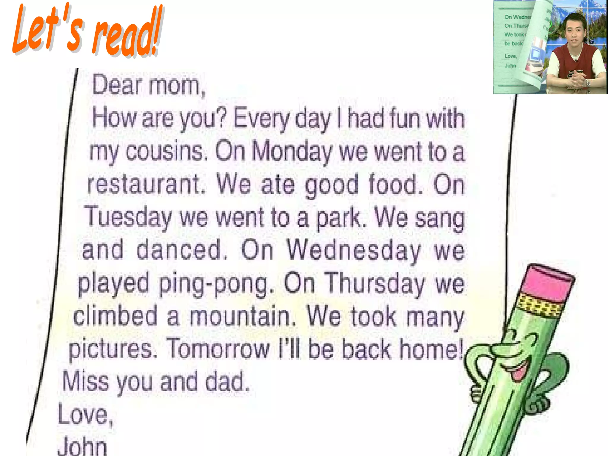 Unit4 a let's read | PPT