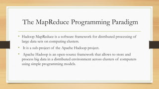 the mapreduce programming paradigm in cybersecurity | PPT