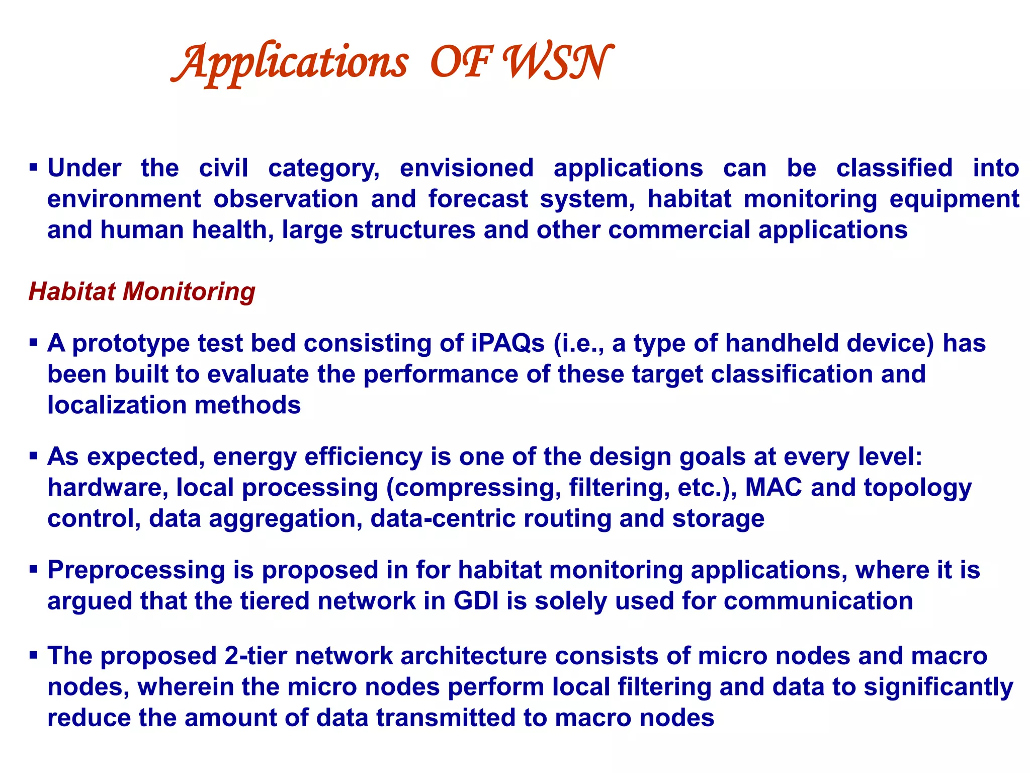 Applications of WSN | PPT