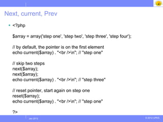 PHP Unit 4 arrays | PDF