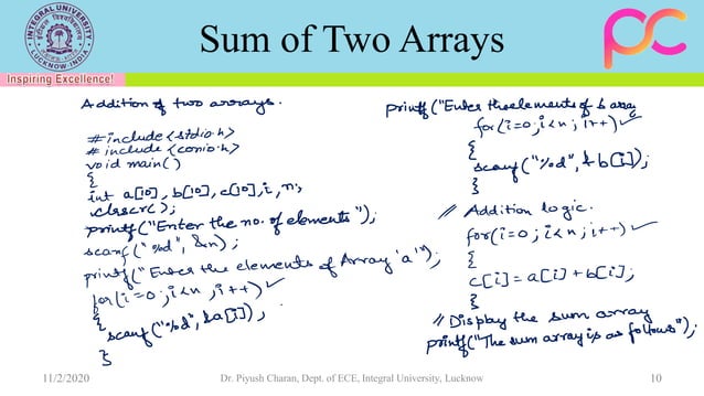 Unit 4 Arrays | PDF