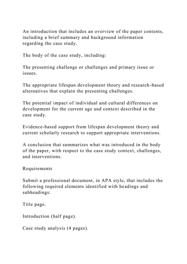 Unit4AssignCase Study Analysis Early ChildhoodFor this assi.docx