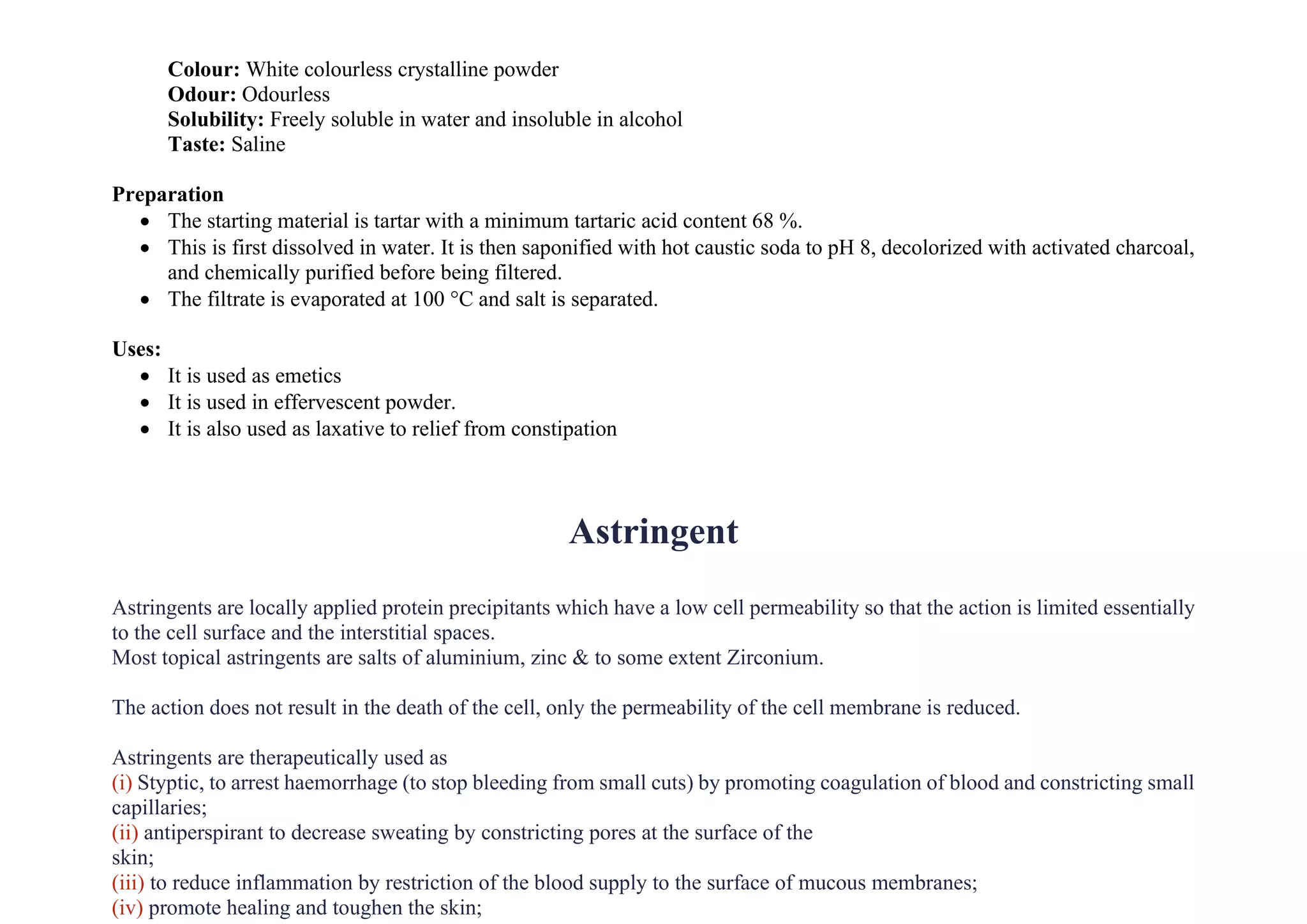 Unit 4 b.pharm1st yr. 1st sem | PDF
