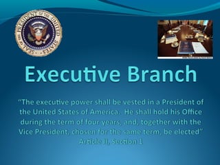 Executive Branch Definition