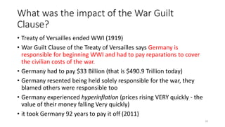(Unit 4B & 5) World War 1 & the 1920s | PPT