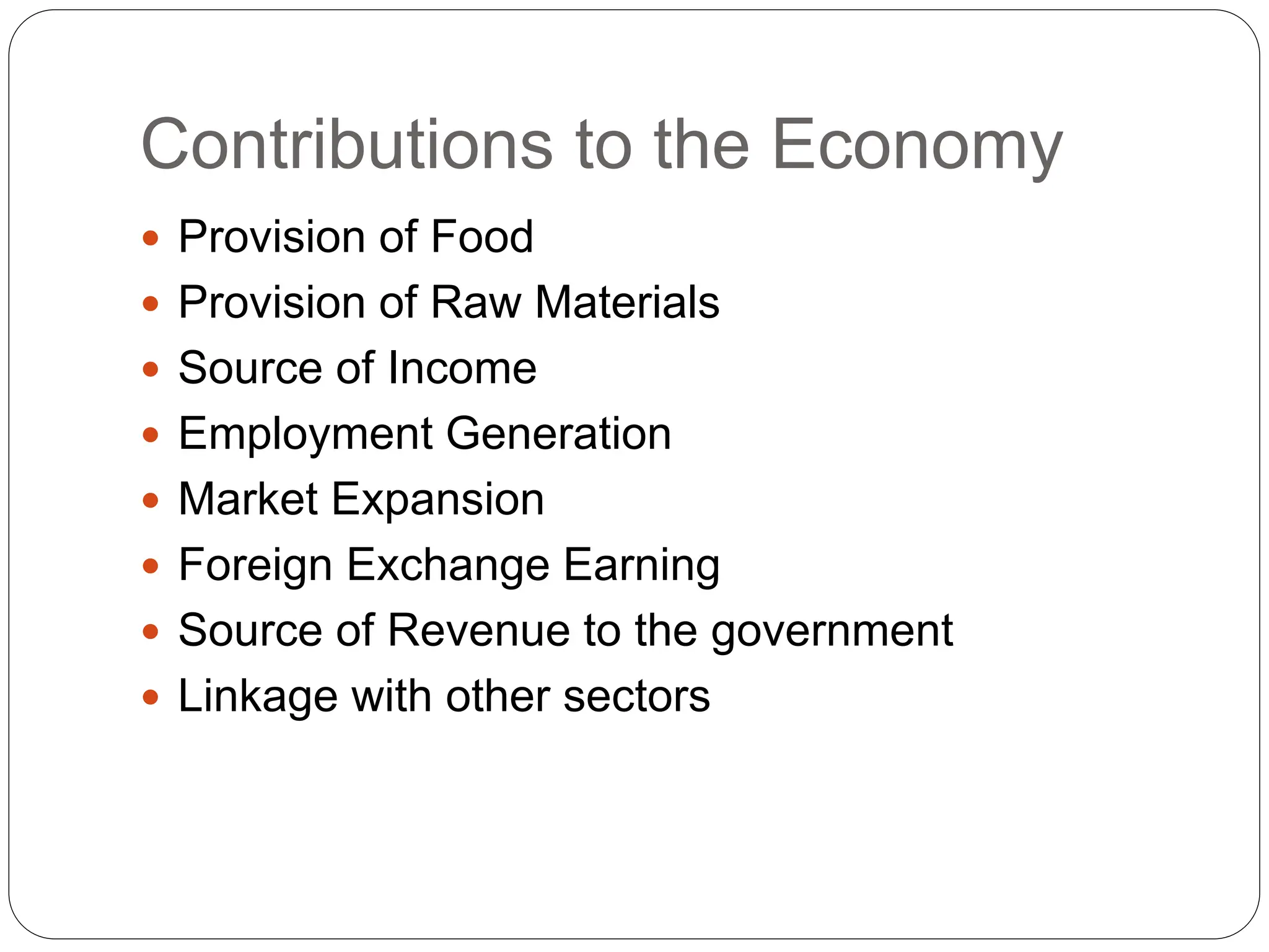 Structure of the Nigerian Economy: Agricultural Sector | PPTX