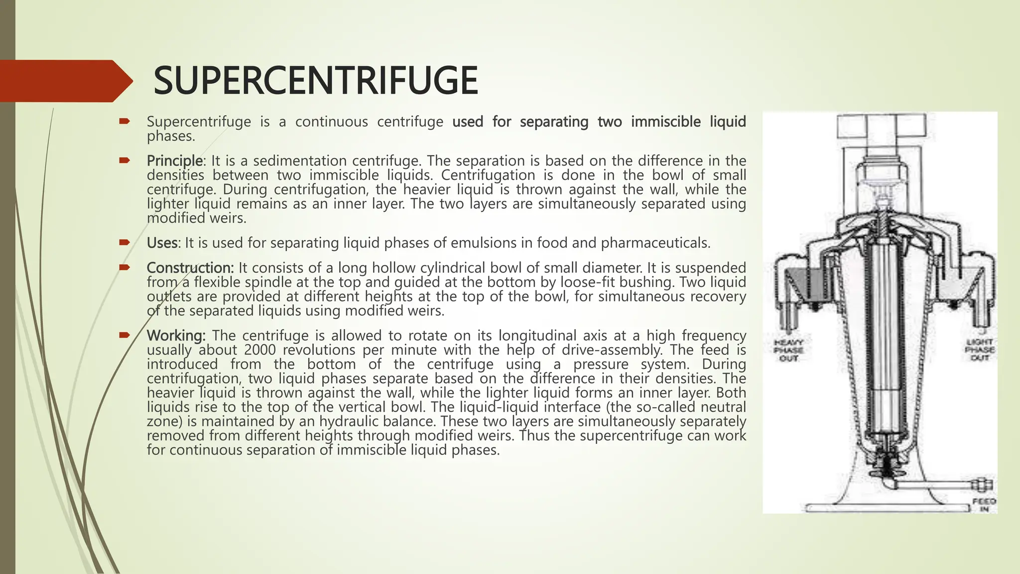 Objectives, principle & applications of CENTRIFUGATION | PPTX | Physics ...