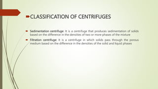 Objectives, principle & applications of CENTRIFUGATION | PPTX