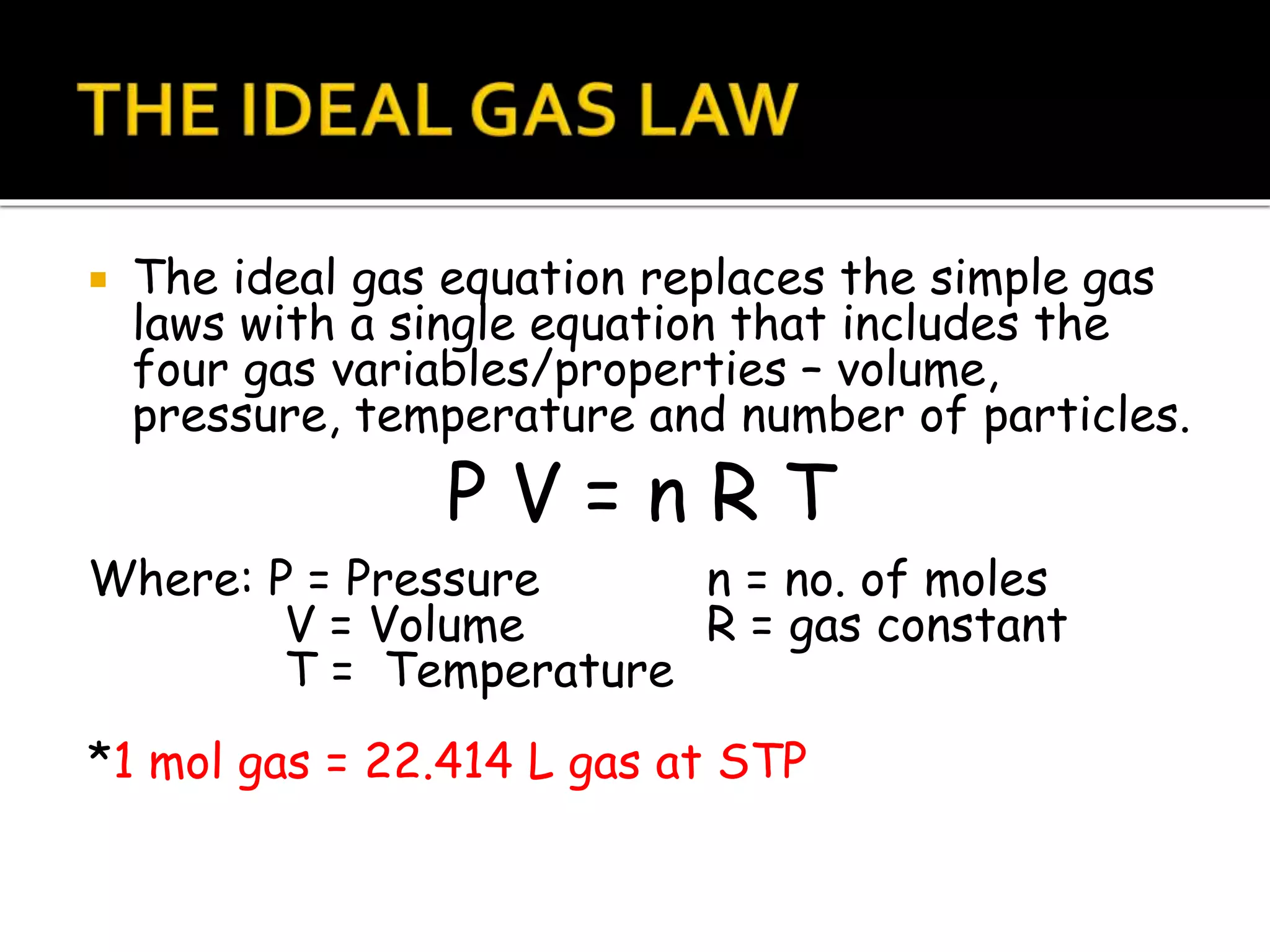 Unit 4: Behavior of Gases | PPTX