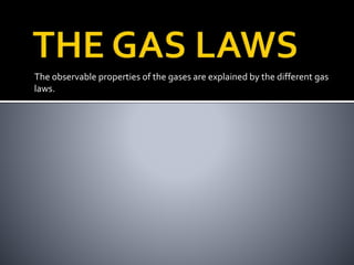 Unit 4: Behavior of Gases | PPTX