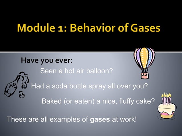 Unit 4: Behavior of Gases | PPTX | Chemistry | Science