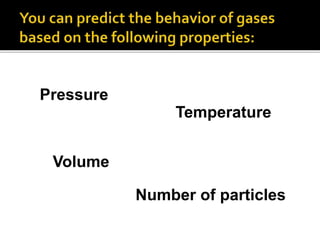 Unit 4: Behavior of Gases | PPTX