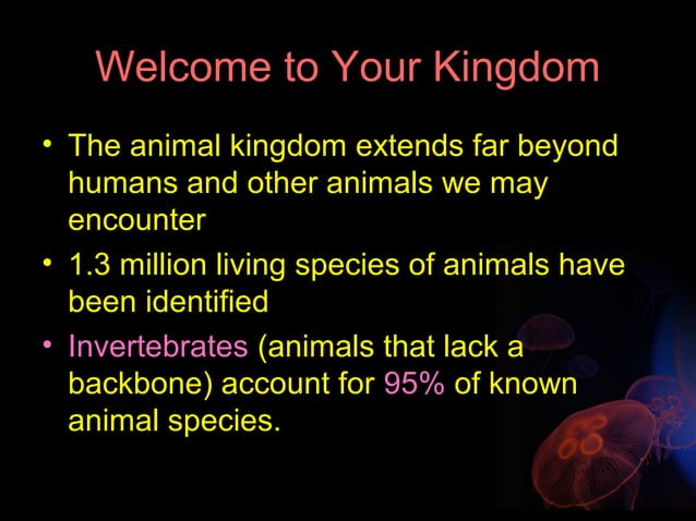 Unit 4 biodiversity of animals invertebrates | PPT