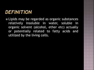 Lipid | PPT